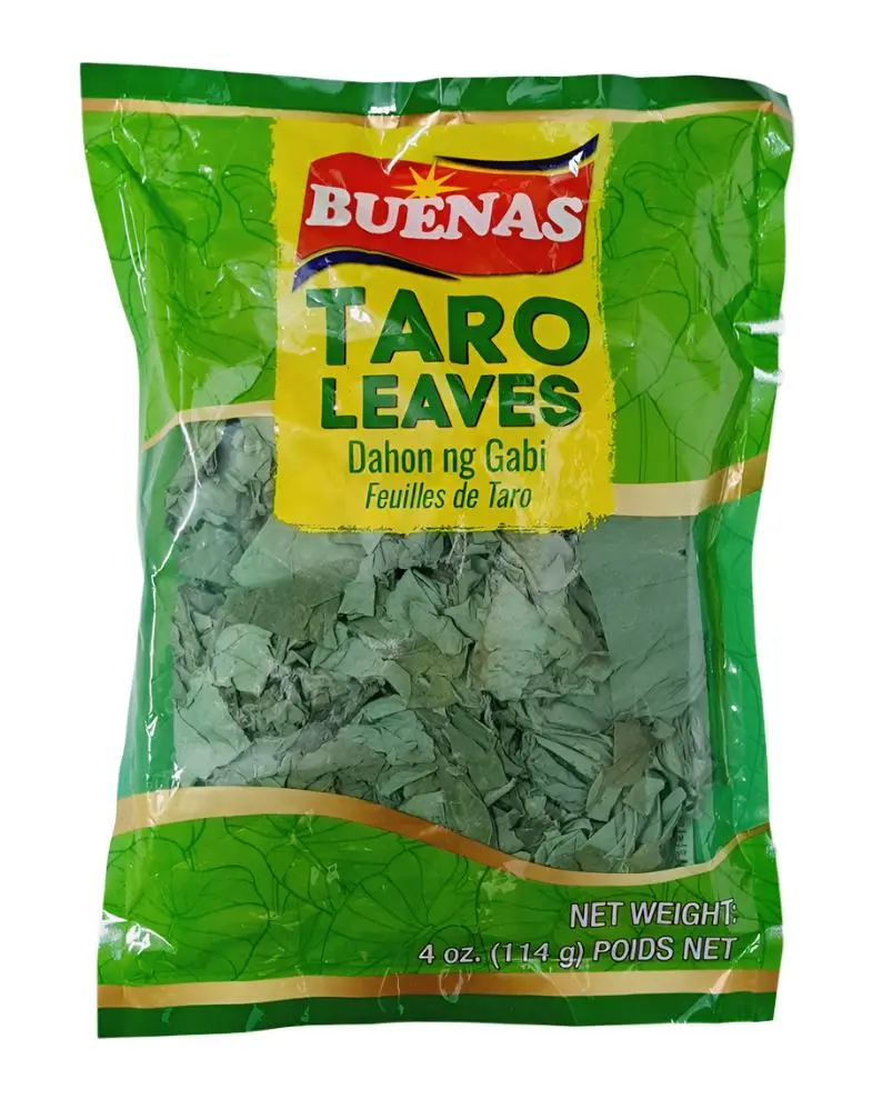 Buenas Dried Taro Leaves 16x114g | Bayani
