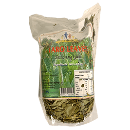 Filipino Imports Dried Taro Leaves 20x100g | Bayani